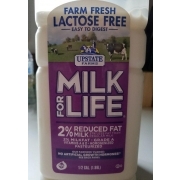 Upstate Farms Milk, 2% Reduced Fat: Calories, Nutrition Analysis & More ...