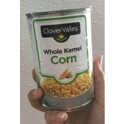 Clover Valley Corn, Whole Kernel, Canned: Calories, Nutrition Analysis ...