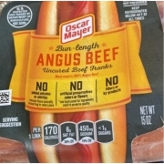 Oscar Mayer Beef, Angus, Franks: Calories, Nutrition Analysis & More ...