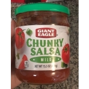 Giant Eagle Chunky Salsa, Mild: Calories, Nutrition Analysis & More ...