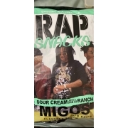Rap Snacks Potato Chips, Sour Cream With A Dab Of Ranch: Calories ...