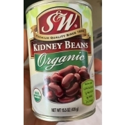 S&W Kidney Beans, Organic: Calories, Nutrition Analysis & More | Fooducate