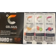 Celsius Variety Pack, Dietary Supplement: Calories, Nutrition Analysis ...