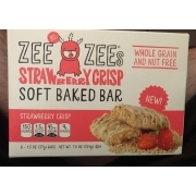 Zee Zee's Snack Bar, Soft Baked, Strawberry Crisp: Calories, Nutrition ...