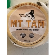 Mt Tam Cheese, Cow' Milk, Organic: Calories, Nutrition Analysis & More ...