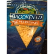 Brookfield Cheddar Cheese, Shredded: Calories, Nutrition Analysis ...