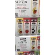 Kirkland Signature Hard Seltzer, Variety Pack: Calories, Nutrition ...