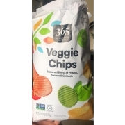 365 Everyday Value Veggie Chips: Calories, Nutrition Analysis & More ...