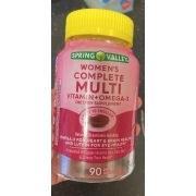 Spring Valley Multivitamin Softgels, Women's: Calories, Nutrition ...