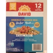David Energy Packed Mix, Variety Pack: Calories, Nutrition Analysis ...