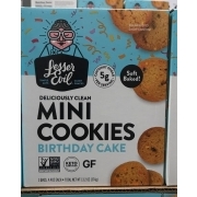 Lesser Evil Mini Cookies, Birthday Cake: Calories, Nutrition Analysis ...