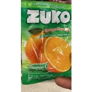 Zuko Drink Mix, Orange: Calories, Nutrition Analysis & More | Fooducate