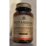 Solgar Potassium Amino Acid Complex Tablets: Calories, Nutrition ...