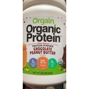 Orgain Protein Powder, Organic Protein, Chocolate Peanut Butter ...