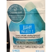 Project 7 Clean Chewing Gum: Calories, Nutrition Analysis & More ...