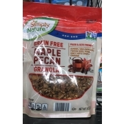 Simply Nature Granola, Maple Pecan: Calories, Nutrition Analysis & More ...