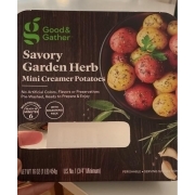 Good & Gather Creamer Potatoes, Mini, Savory Garden Herb: Calories ...
