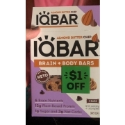 IQ Bar IQ Bar, Almond Butter Chip: Calories, Nutrition Analysis & More ...