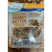 Simply Nature Granola, Peanut Butter: Calories, Nutrition Analysis ...