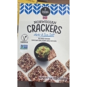 Sigdal Bakers Crackers, Norwegian, Herb & Sea Salt: Calories, Nutrition ...