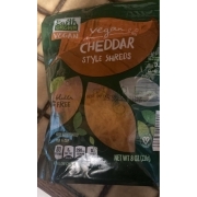 Earth Grown Cheese, Cheddar Style, Shreds: Calories, Nutrition Analysis ...
