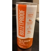 Bullet Proof Coffee Beverage, Cold Brew Latte, Original: Calories ...