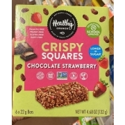 Healthy Crunch Crispy Squares, Chocolate Strawberry: Calories ...