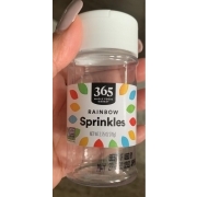365 Whole Foods Market Rainbow Sprinkles: Calories, Nutrition Analysis ...