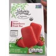 Nature's Promise Frozen Fruit Bar, Strawberry: Calories, Nutrition ...