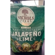 Nichols Farms Pistachios, Jalapeno Lime: Calories, Nutrition Analysis ...