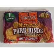 Lowrey's Hot & Spicy Pork Rinds: Calories, Nutrition Analysis & More ...