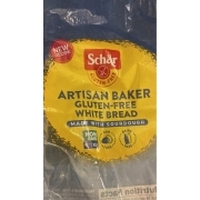 Schar White Bread, Artisan Baker, Gluten Free: Calories, Nutrition ...