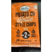 Sprouts Farmers Market Potato Chips, Kettle Style, BBQ: Calories ...