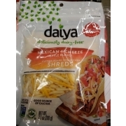 Daiya Cheese, Mexican 4 Cheese Style Blend, Shreds: Calories, Nutrition ...