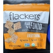 Flackers Grain Crackers, Flax & Fonio: Calories, Nutrition Analysis ...