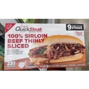 Gary's Quick Steak Sirloin Beef, Sliced: Calories, Nutrition Analysis ...