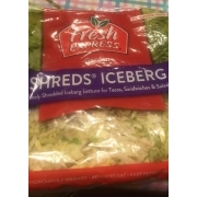 Fresh Express Iceberg Lettuce, Shreds: Calories, Nutrition Analysis ...