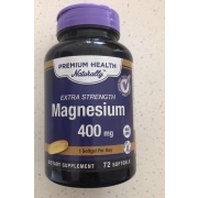 Premium Health Naturally Magnesium 400 Mg, Extra Strength: Calories ...