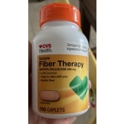 CVS Health Fiber Therapy Caplets: Calories, Nutrition Analysis & More ...