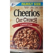 Cheerios Cereal, Oat Crunch, Cinnamon: Calories, Nutrition Analysis ...
