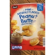 Savoritz Sandwich Crackers, Peanut Butter: Calories, Nutrition Analysis ...