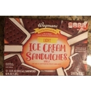 Wegmans Ice Cream Sandwich, Vanilla: Calories, Nutrition Analysis ...