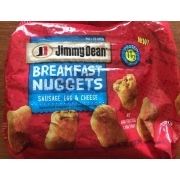 Jimmy Dean Breakfast Nuggets, Sausage, Egg & Cheese: Calories ...