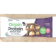 Orgain Protein Bar, S'mores, Organic: Calories, Nutrition Analysis ...