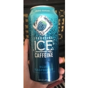 Sparkling Ice Naturally Flavored Sparkling Water + Caffeine, Blue ...