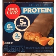 Fiber One Protein Chewy Bar, Caramel Nut: Calories, Nutrition Analysis ...