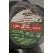 Organic Prairie Ground Beef Patties: Calories, Nutrition Analysis ...