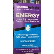 Vitamin Hydrate Electrolyte Drink Mix, Blue Raspberry: Calories ...