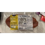 Teton Waters Ranch Beef Kielbasa, Uncured: Calories, Nutrition Analysis ...