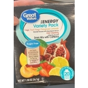 Great Value Drink Mix, Variety Pack: Calories, Nutrition Analysis ...